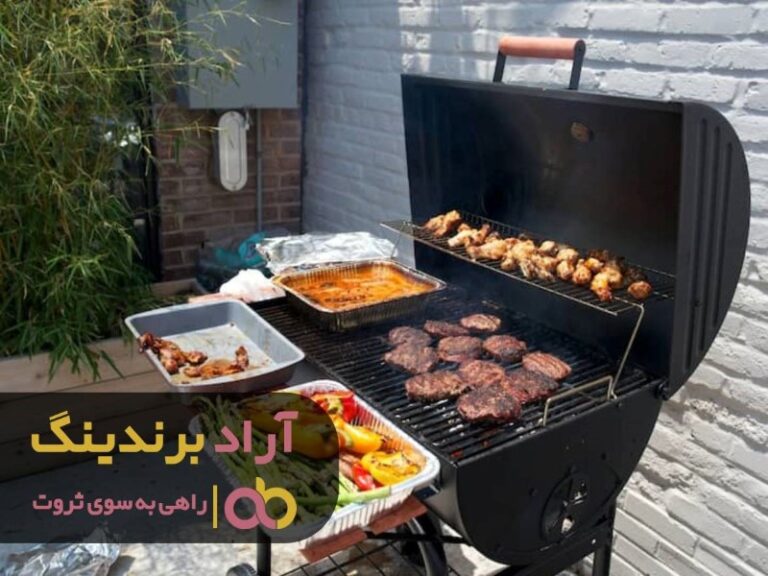 کباب پز ایستاده موتوردار پارس خزر